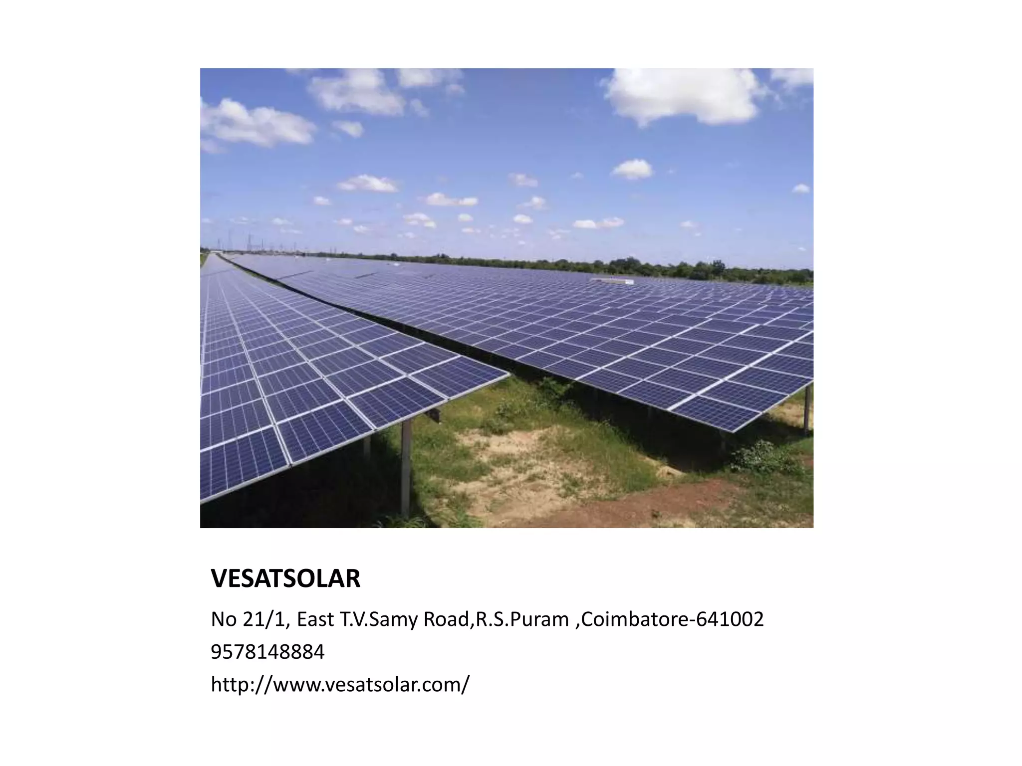 Large scale solar power plants | PPT