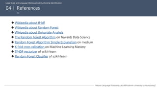 large-scale and language-oblivious code authorship identification | PPT