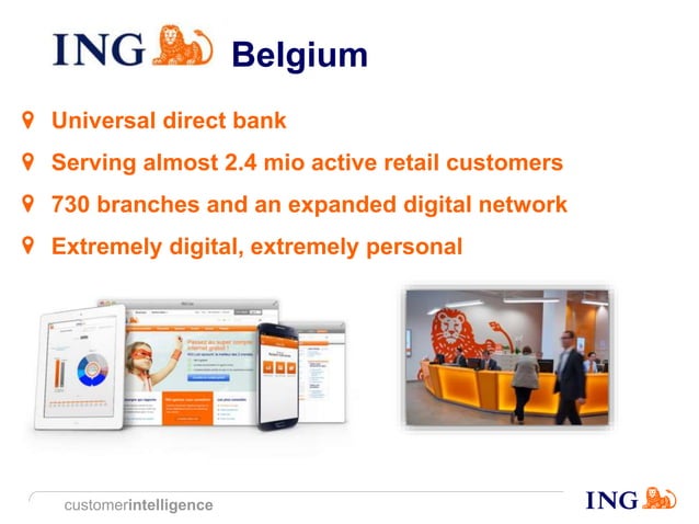 Predictive analytics and data science at ING Belgium | PPT