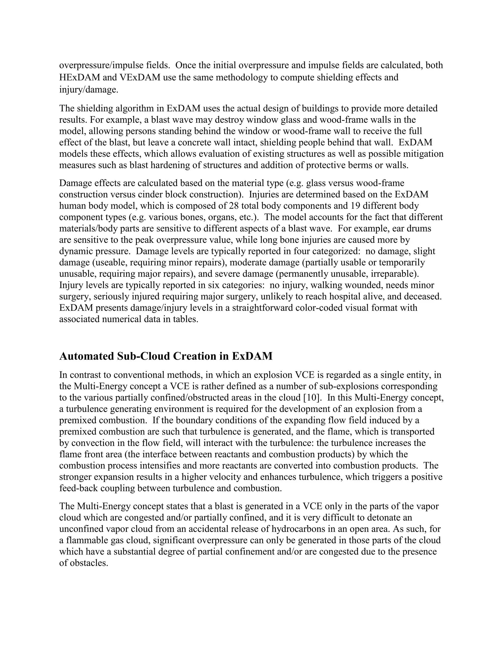 Large-Scale VCE Consequence Modeling for Industrial Facility Siting, Risk Assessment, Hazard ...