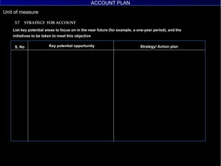Large Account Plan Presentation | PPT