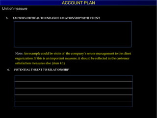 Large Account Plan Presentation | PPT