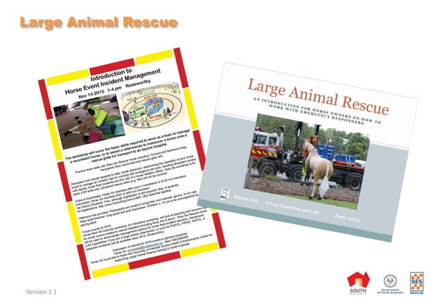 Large Animal Rescue SA SES capability | PPT