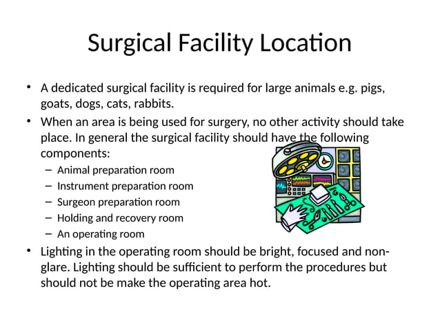 Veterinary Large animal surgery at glance | PPTX