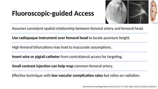 Large bore access in cardiology very imp | PPT