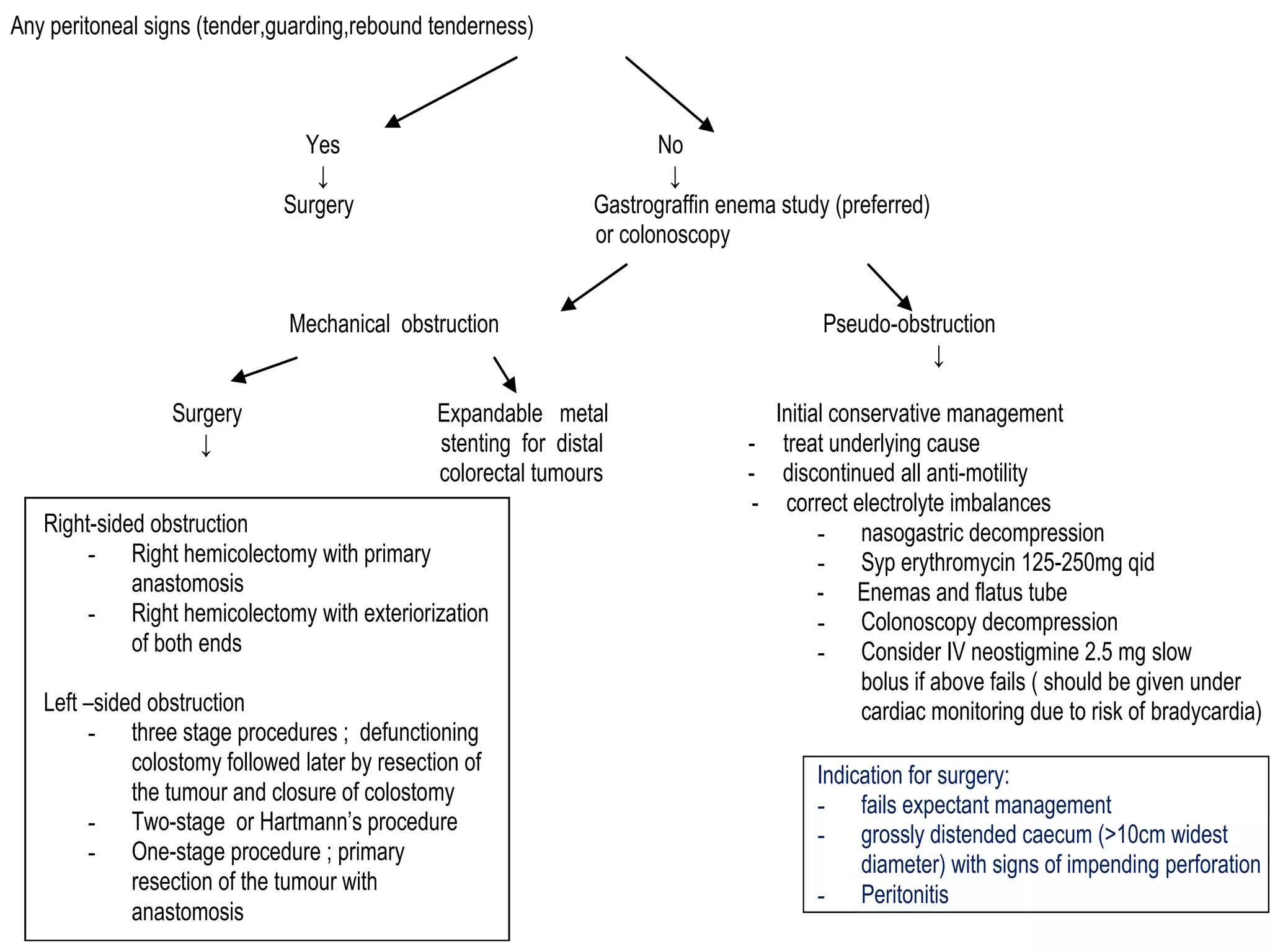 Large bowel obstruction | PPTX