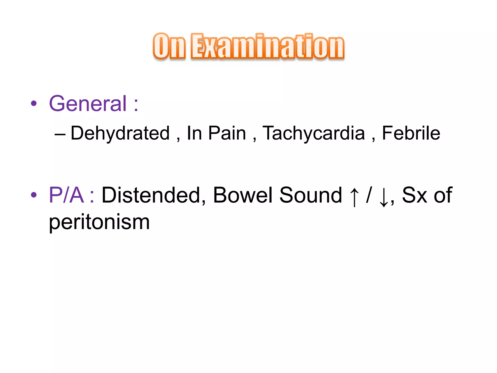 Large bowel obstruction | PPTX