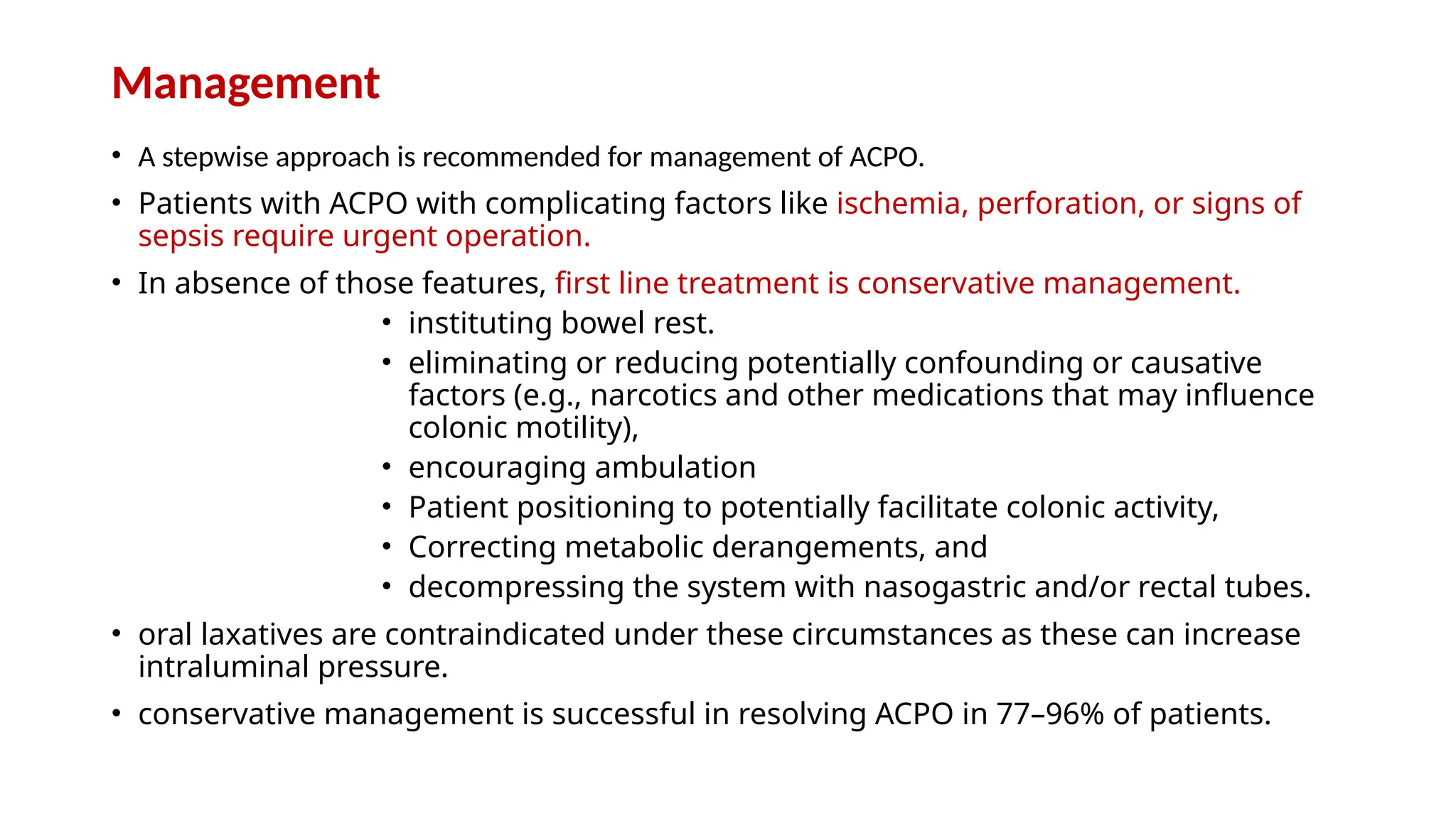 Large Bowel Obstruction- Evaluation and Management .pptx