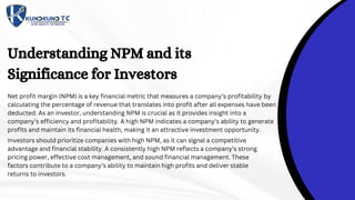 Large Cap Stocks With High NPM........... | PPT