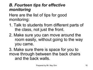 Large class strategies | PPT