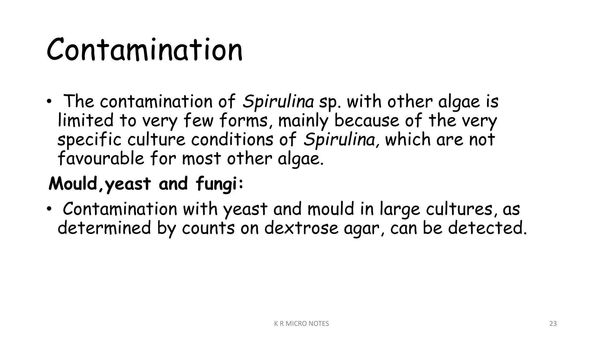 Large cultivation of algae in Pond Design | PPTX