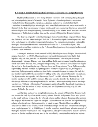 Large data sets analysis florida airports | DOCX | Air Travel | Travel Type