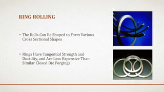 Large diameter ring manufacturing | Metal Forming Operations | PPTX ...