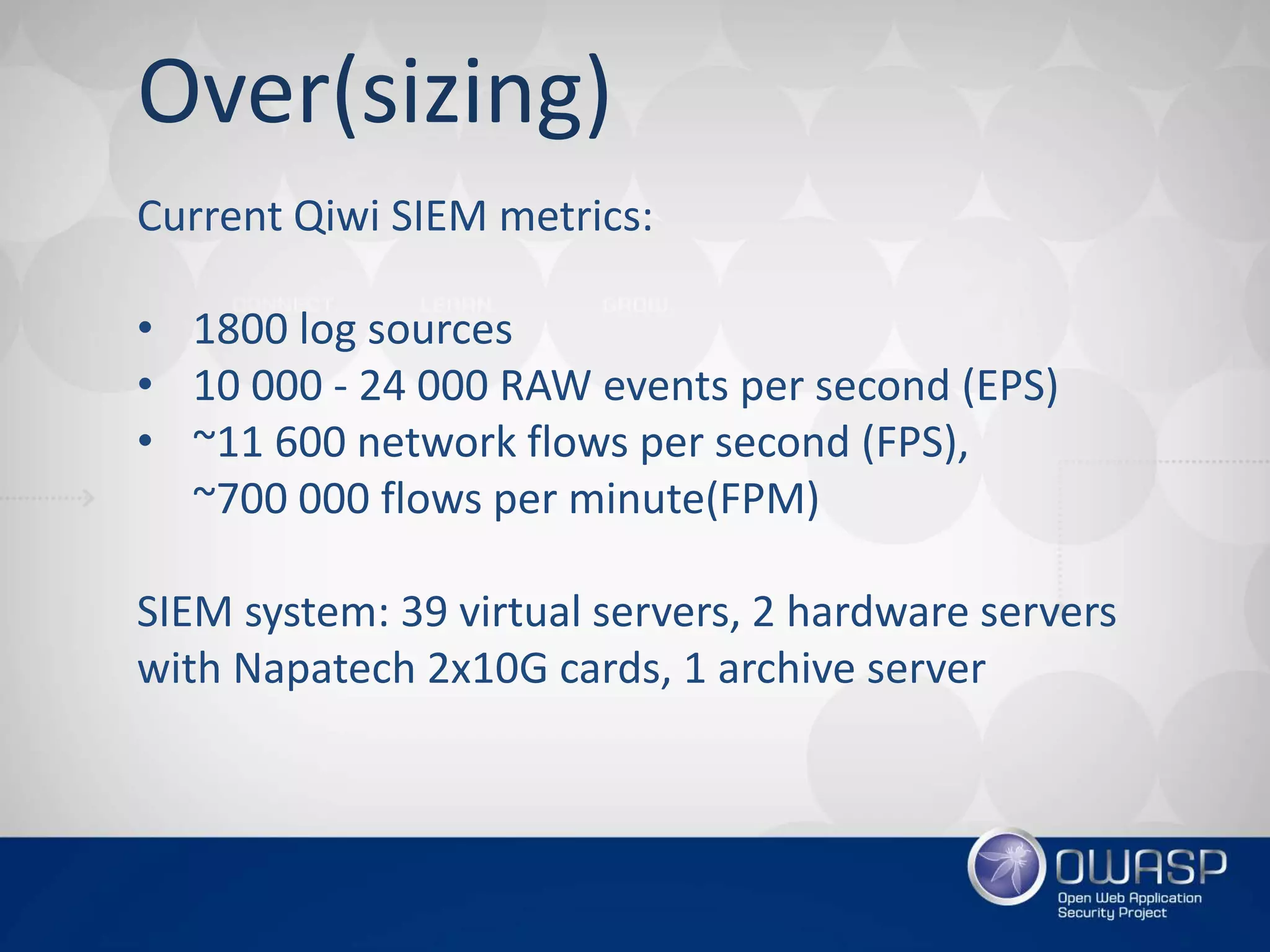 Large enterprise SIEM: get ready for oversize | PPTX