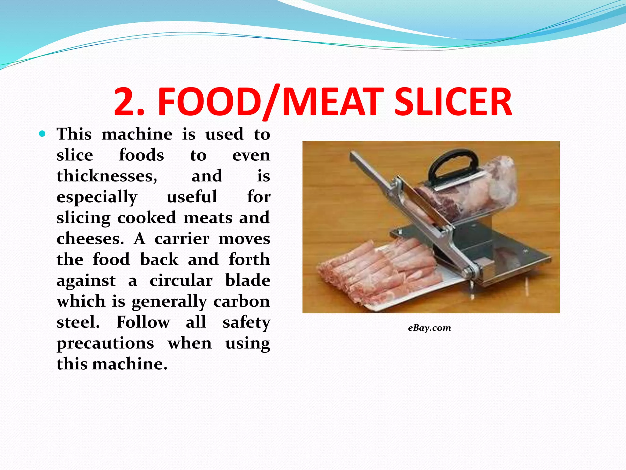 Large Equipment in the Kitchen | PPTX