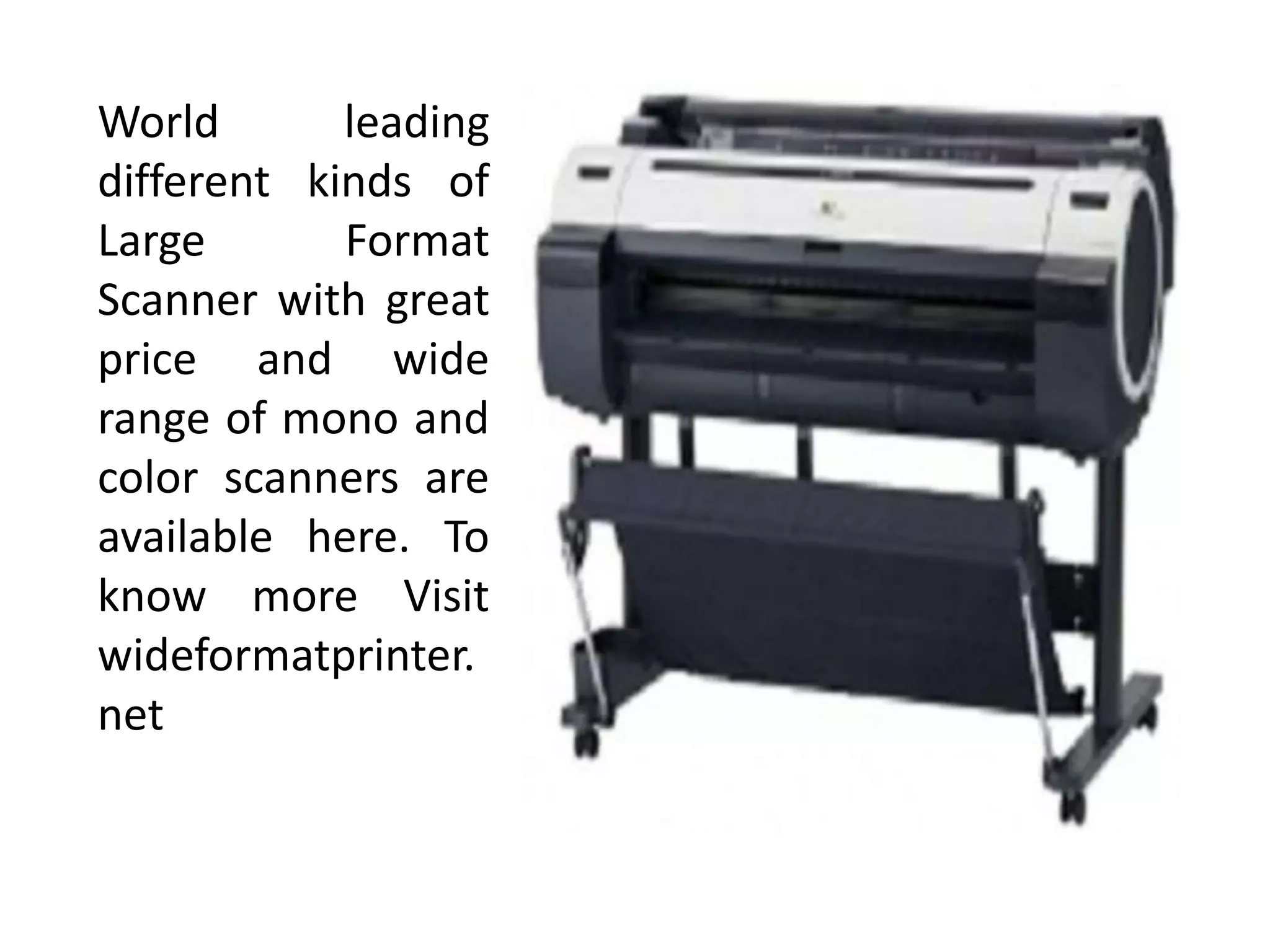 Large format printer | PPT