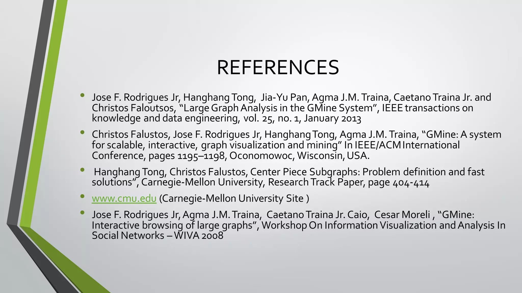 Large graph analysis using g mine system | PDF | Graphics Software | Computer Software and ...