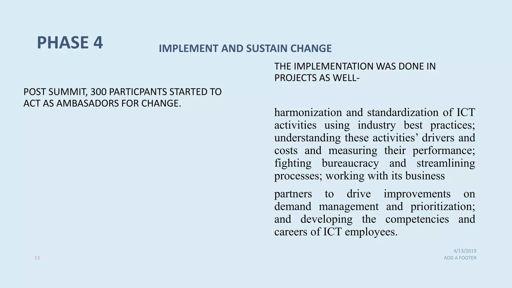 Large group intervention at airbus | PPTX