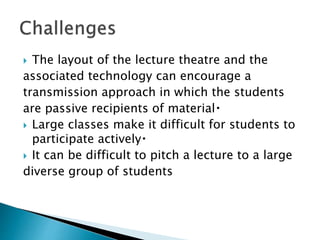 Large group teaching | PPTX