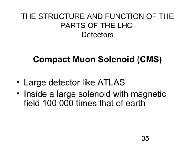 Large hadron collider | PPT | Physics | Science