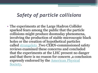 Large hadron collider | PPTX