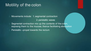 large intestine disorders signs and anatomy | PPTX