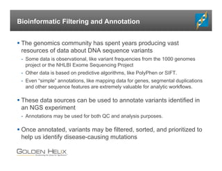 Population-Based DNA Variant Analysis | PDF