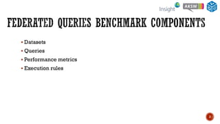 LargeRDFBench: A billion triples benchmark for SPARQL endpoint federation | PPT