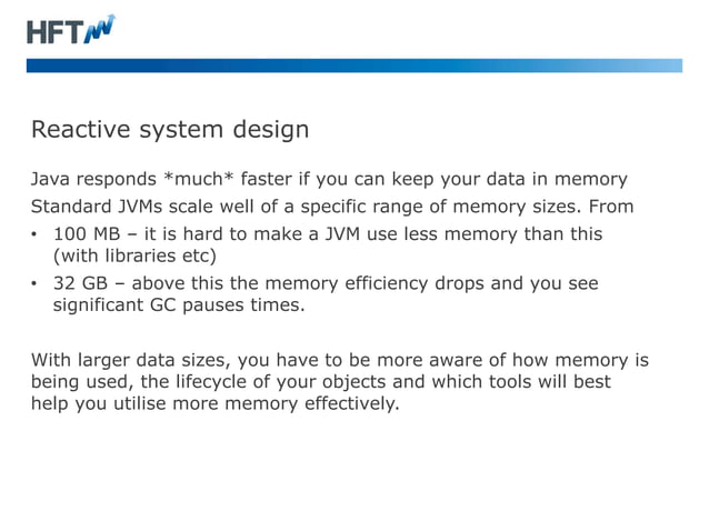 Responding rapidly when you have 100+ GB data sets in Java | PPTX
