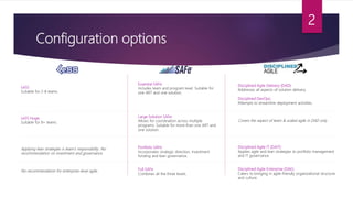 Large scale agile frameworks | PPT