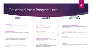 Large scale agile frameworks | PPT