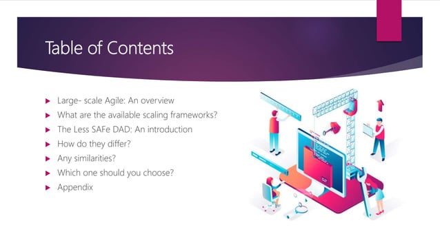 Large Scale Agile Frameworks Ppt