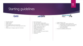 Large scale agile frameworks | PPT