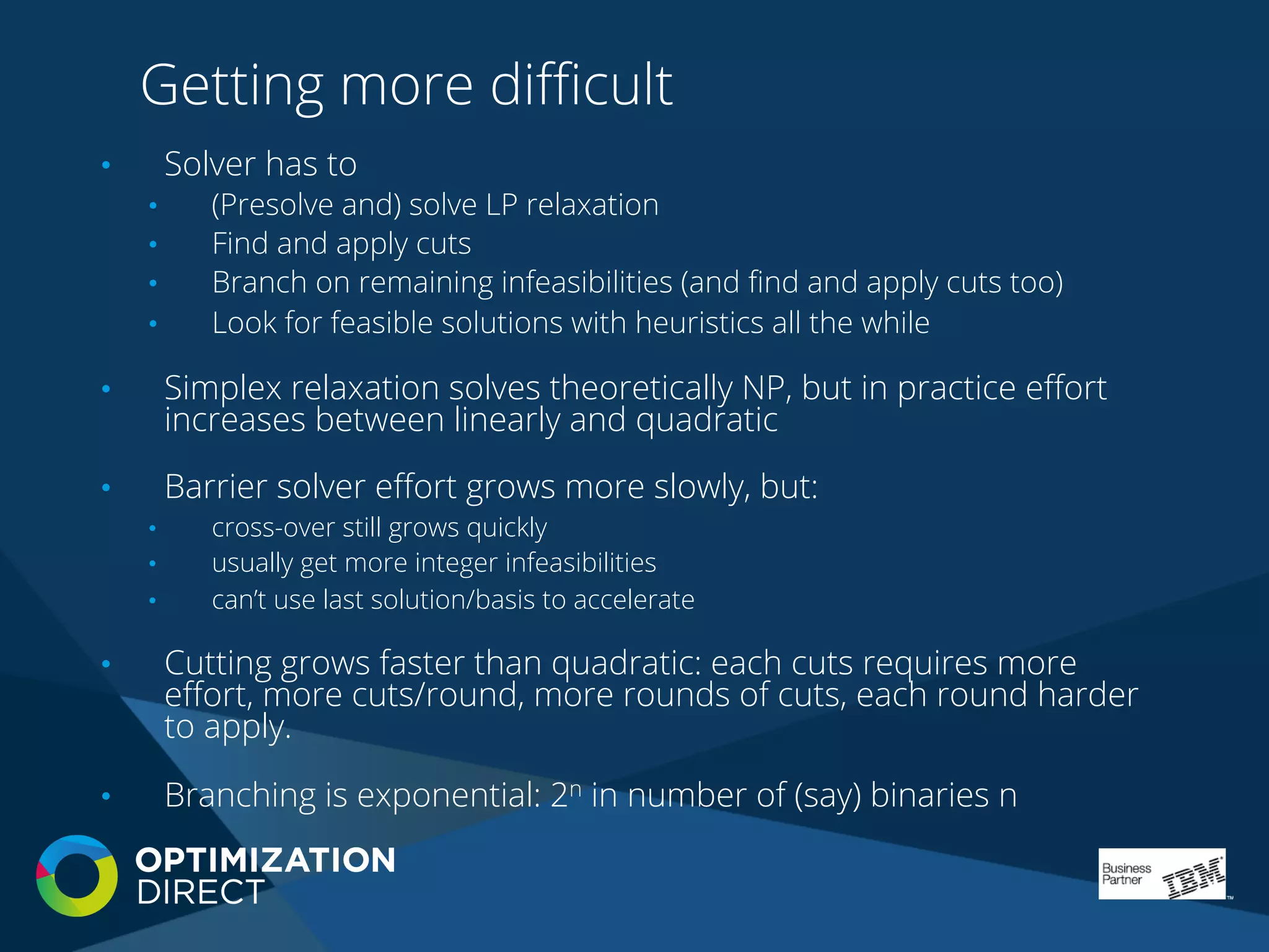 CPLEX Optimization Studio, Modeling, Theory, Best Practices and Case Studies | PDF