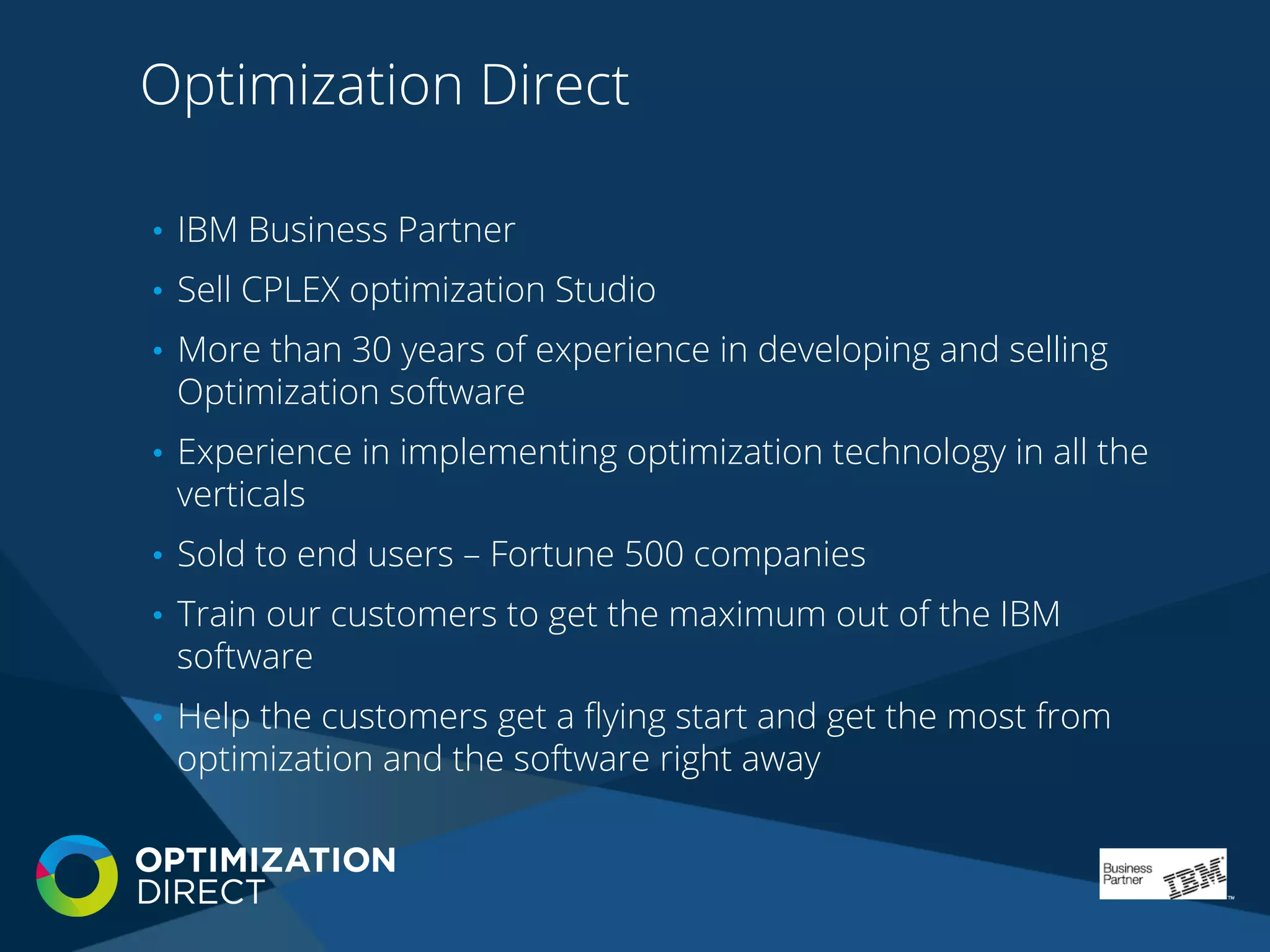 CPLEX Optimization Studio, Modeling, Theory, Best Practices and Case Studies | PDF