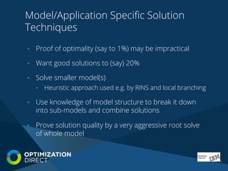 CPLEX Optimization Studio, Modeling, Theory, Best Practices and Case Studies | PDF