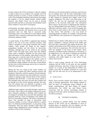 Large scale delivery of cisco networking academy program by blended distance learning | PDF