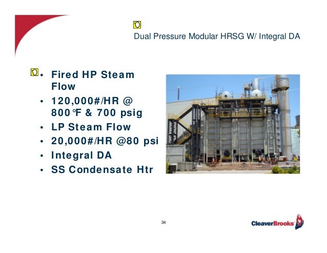 Large scale energy recovery ppt HRSG