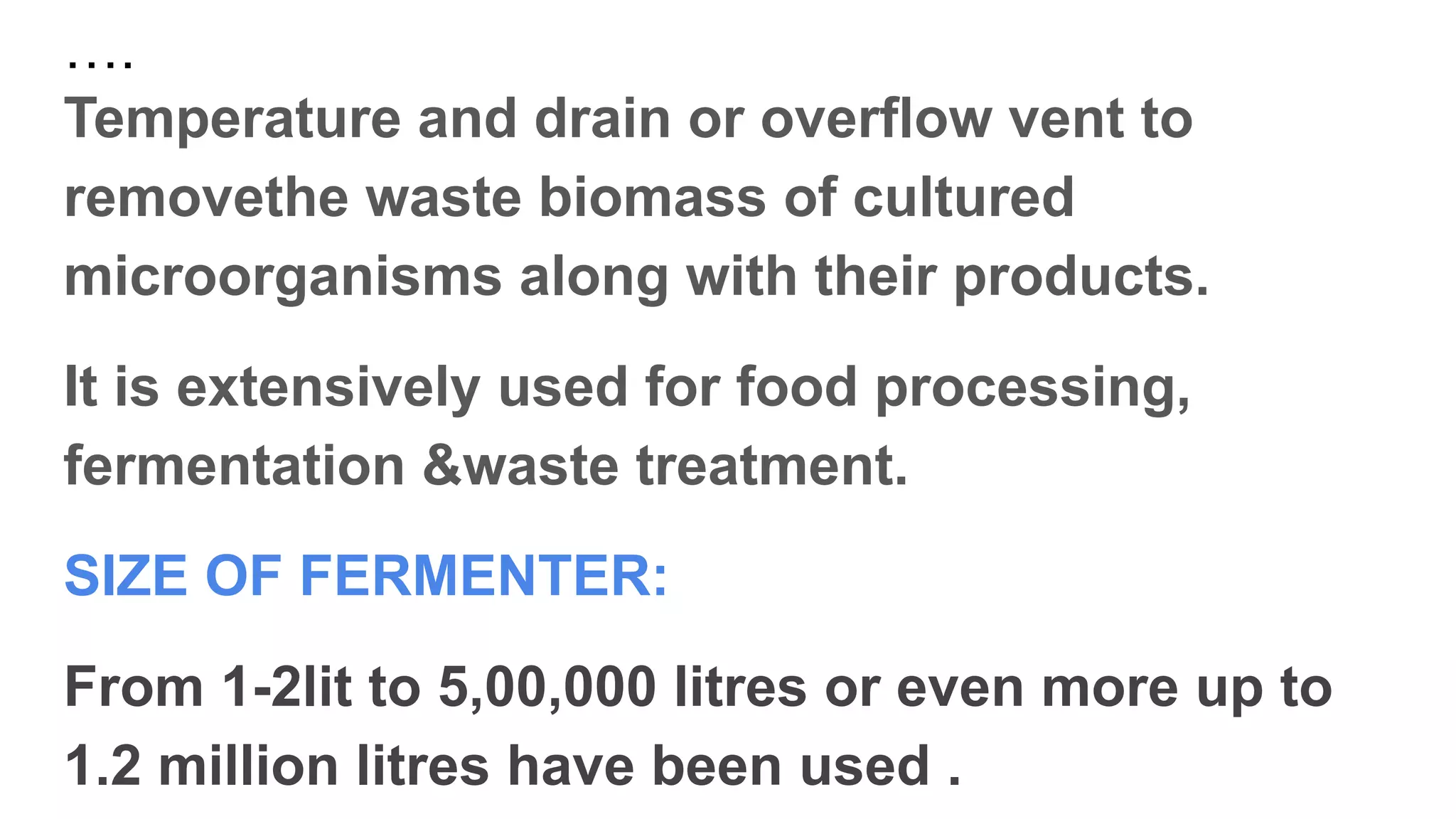 Large scale fermentation (1) | PDF