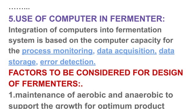 Large scale fermentation (1) | PDF