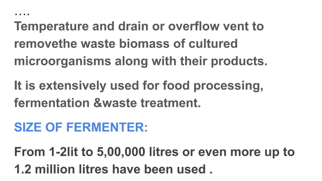 Large scale fermentation (1) | PDF