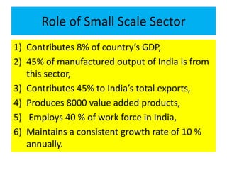 Large scale& Small scale industries in India. | PPTX