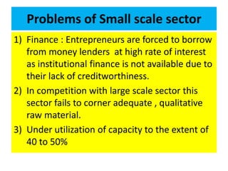 Large scale& Small scale industries in India. | PPTX
