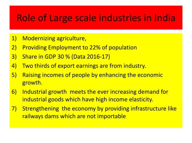 Large scale& Small scale industries in India. | PPTX | Small and Medium ...