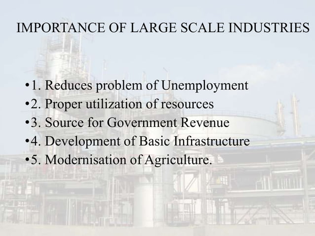 Large scale industry | PPTX