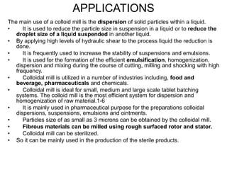 Large scale manufacture of suspension | PDF