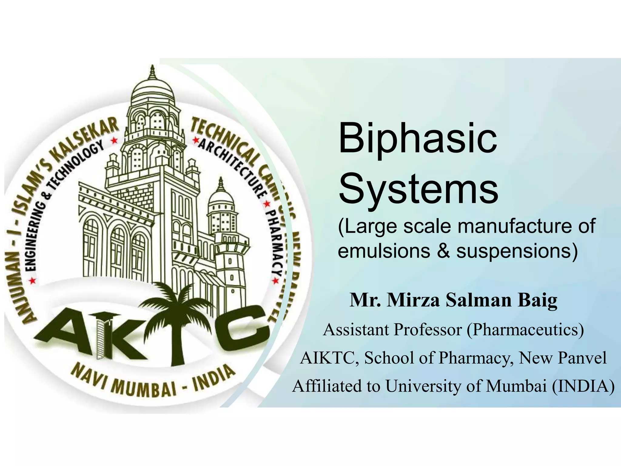 Large scale manufacture of suspension emulsion sb | PDF