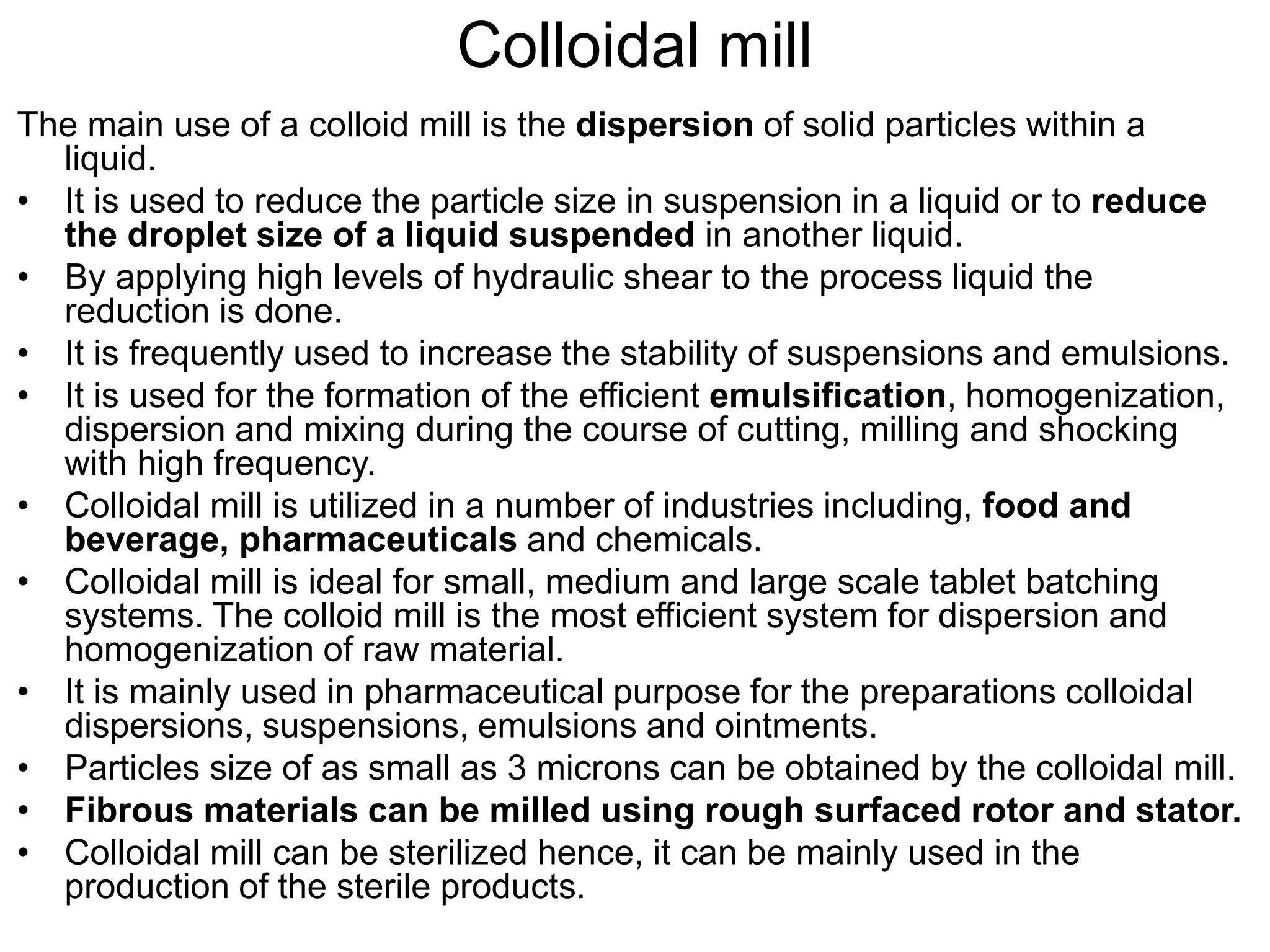 Large scale manufacture of suspension emulsion sb | PDF