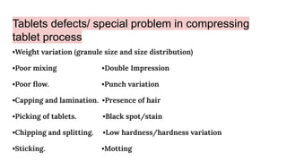 Large scale manufacturing processes & equipments for Tablets | PDF ...