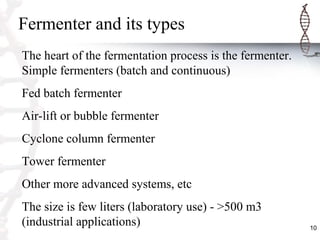 Large scale microbial fermentation and its problem numair ahmad | PPT